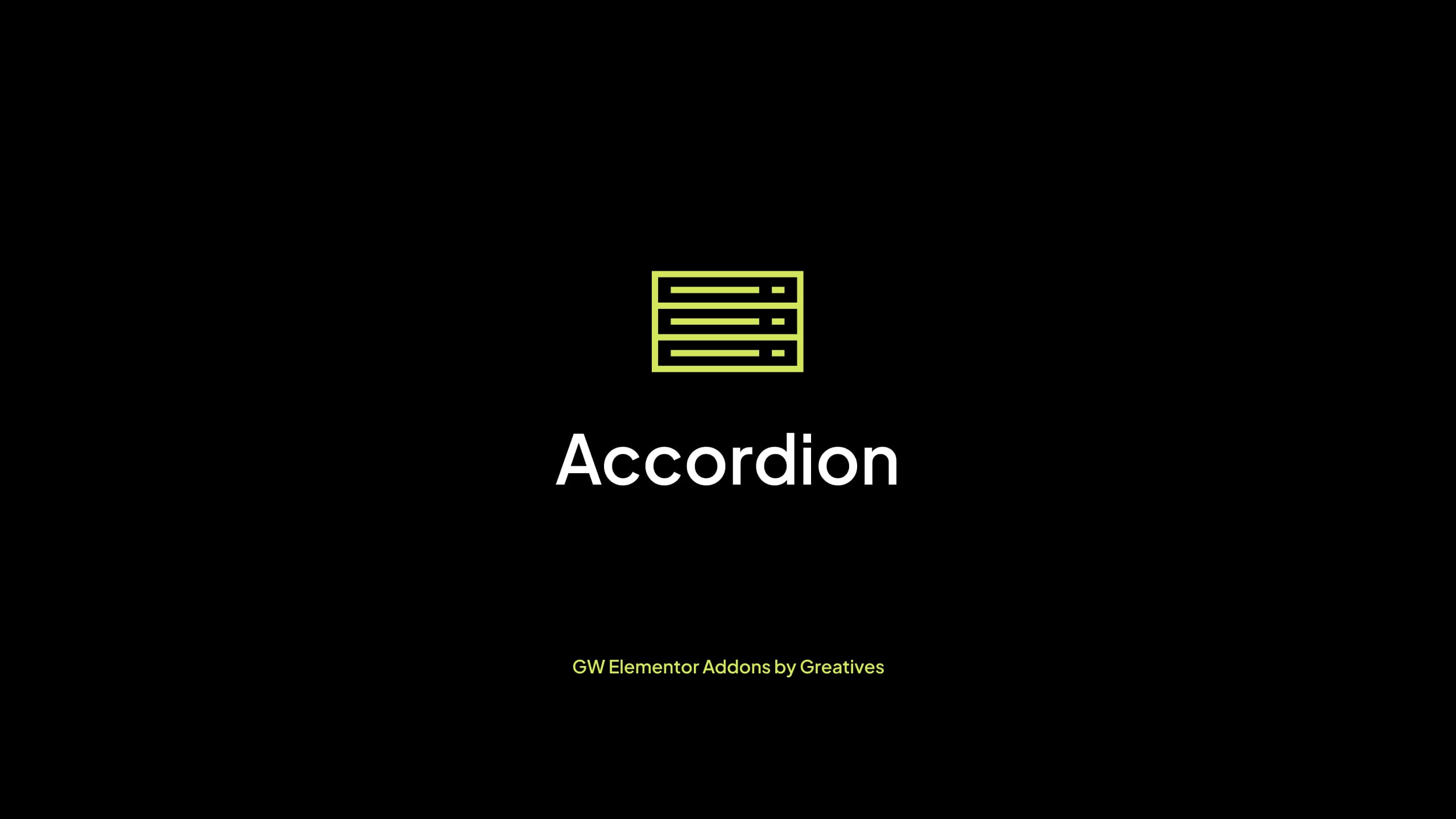 Accordion Elementor Widget - GW Elementor Addons & Themes Documentation