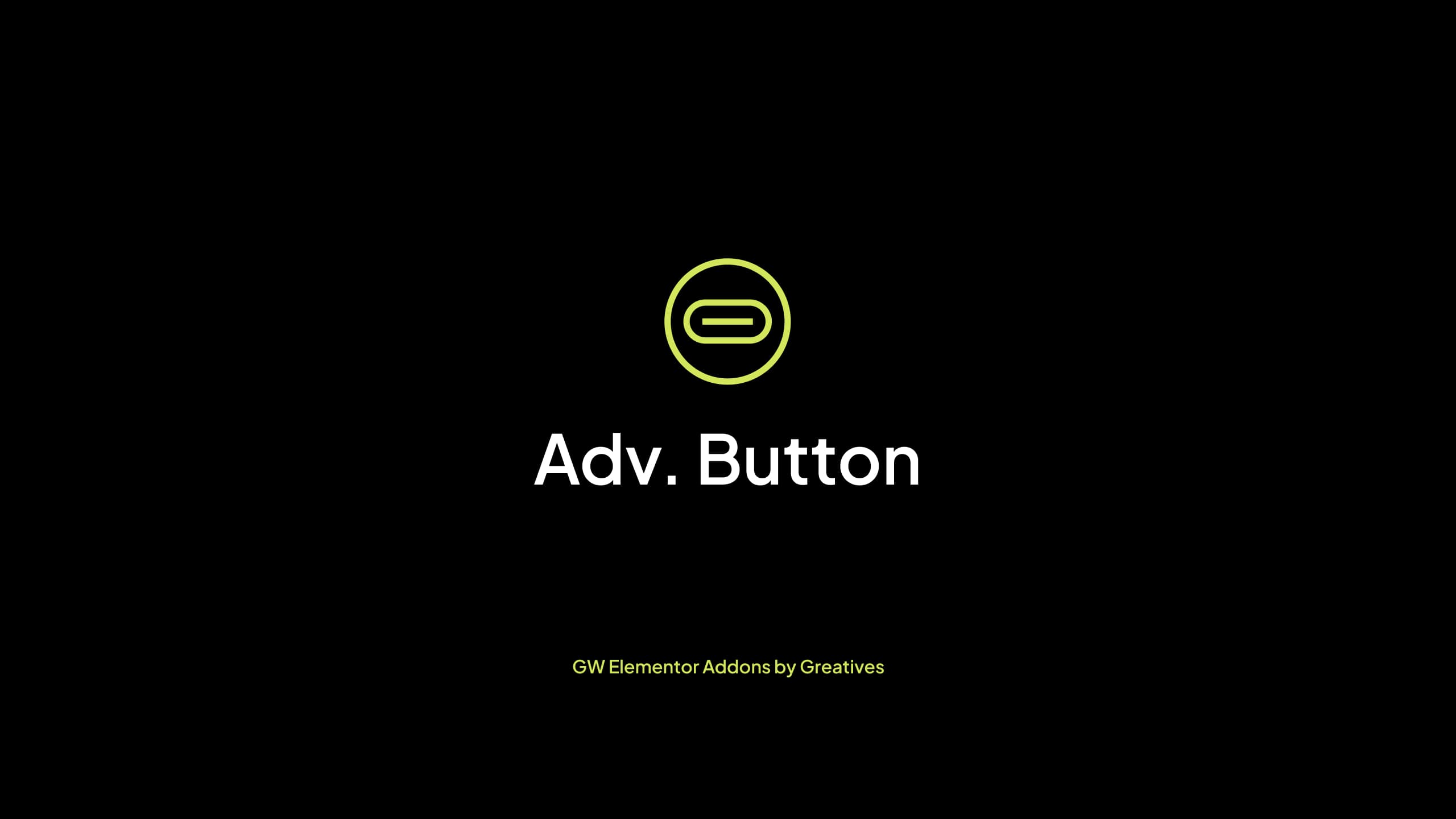 Advanced Button Elementor Widget - GW Elementor Addons & Themes Documentation